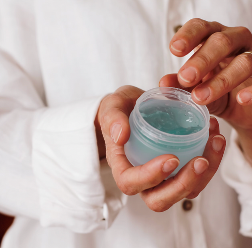 Sodium hyaluronate in skin care store