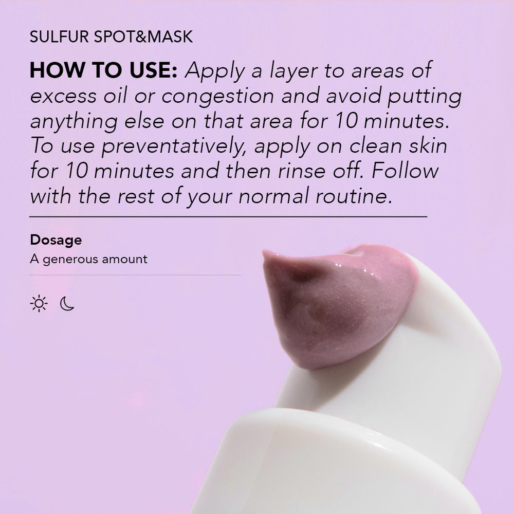 Sulfur Spot Treatment & Mask | CLEARSTEM